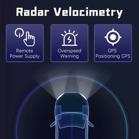 Radar Detector with Voice Speed Alerts and 360° Detection for Vehicle ...