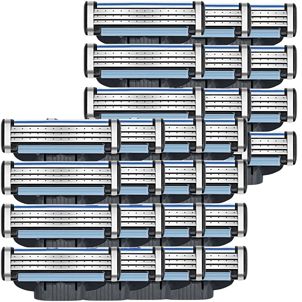 Premium Razor Blades Refills for Mach3, Turbo Refills with Precision ...