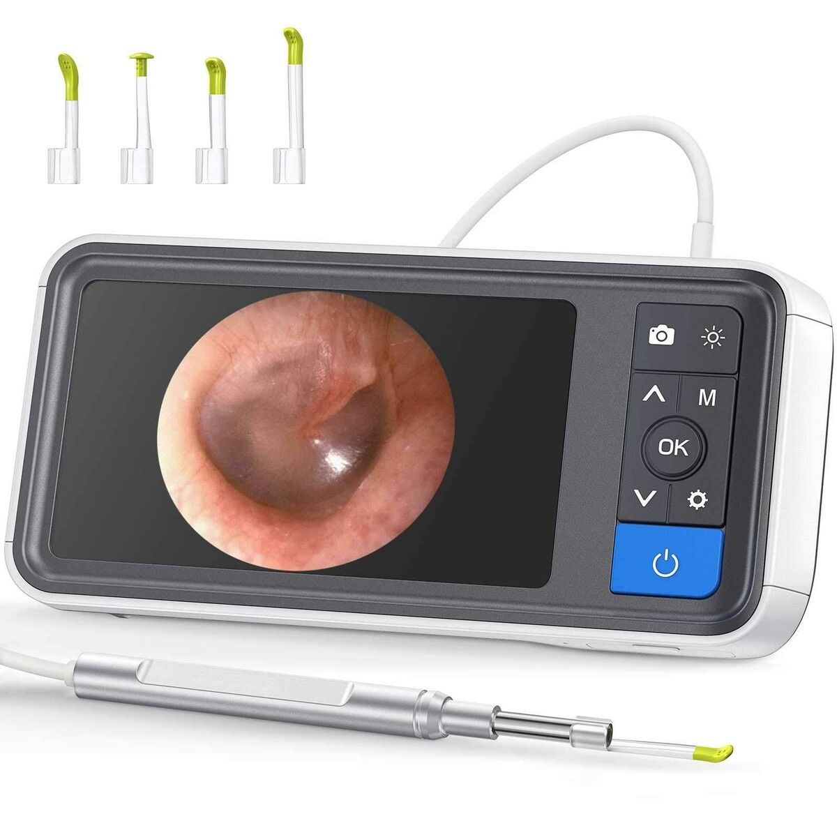 Advanced Digital Otoscope with High-Definition Screen,3.9mm Ear Camera ...