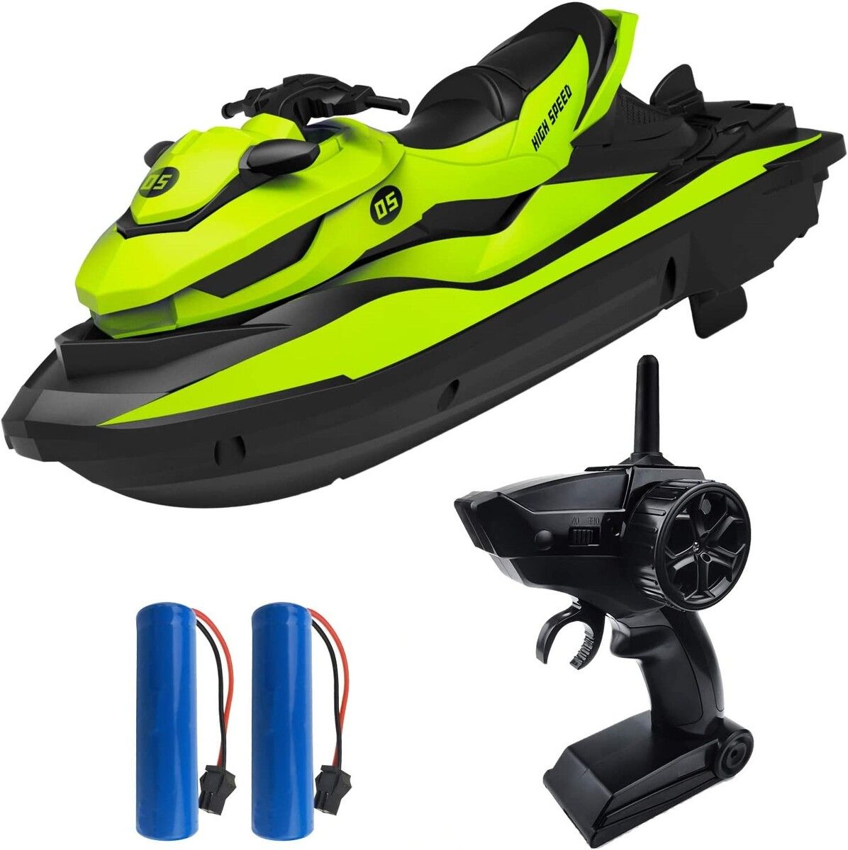 Remote Control Boat for Pools & Lakes with 2 Batteries/Dual Motors/2 ...