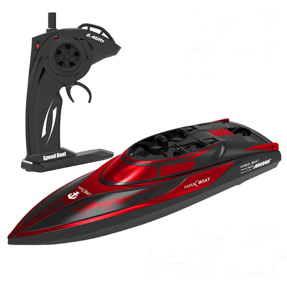 Remote Control Boats Night Glowing Toy Waterproof with Rechargable ...