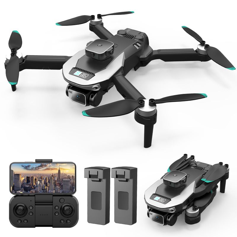 Drone 8K HD Dual Camera Optical Flow Obstacle Avoidance Brushless Motor Foldable Quadcopter ...