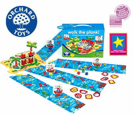 Orchard Toys Walk the Plank Fun Learning Award Winning Game