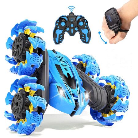 2.4GHz 4WD Remote Control Gesture Sensor Toy Car Double Sided Rotating ...