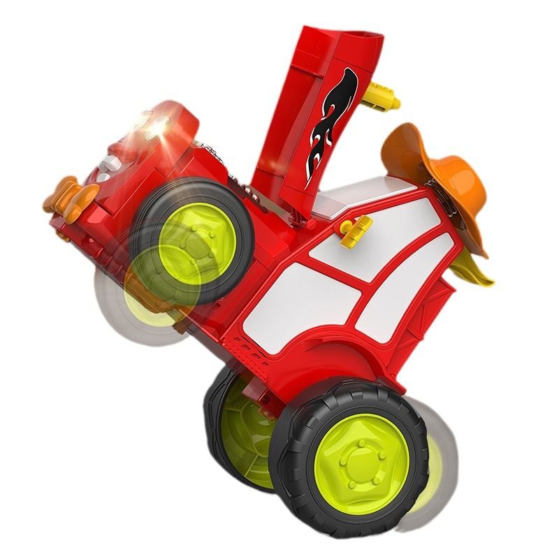 Red Remote Control Stunt Car with Dancing Lights and Sounds Funny ...