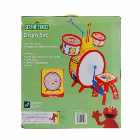 Sesame Street Drum Set Toy - CrazySales.com.au | Crazy Sales
