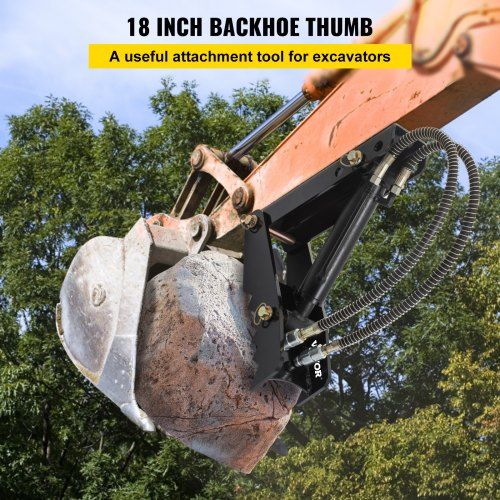 Hydraulic Backhoe Thumb 45.7cm 1.27cm Thickness Heavy Duty Excavator ...