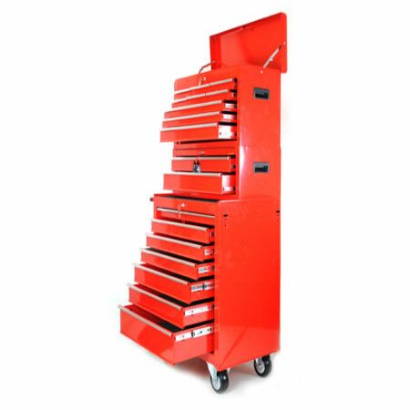 3 Piece Mechanic Handyman Multi Drawer Tool Box and Tool Cabinet on ...