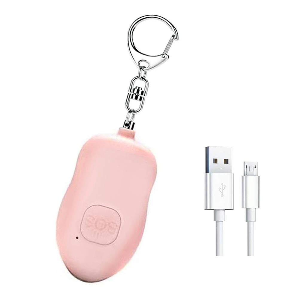 Rechargeable Safe Sound Personal Alarm,140dB Self Defense Keychain with ...