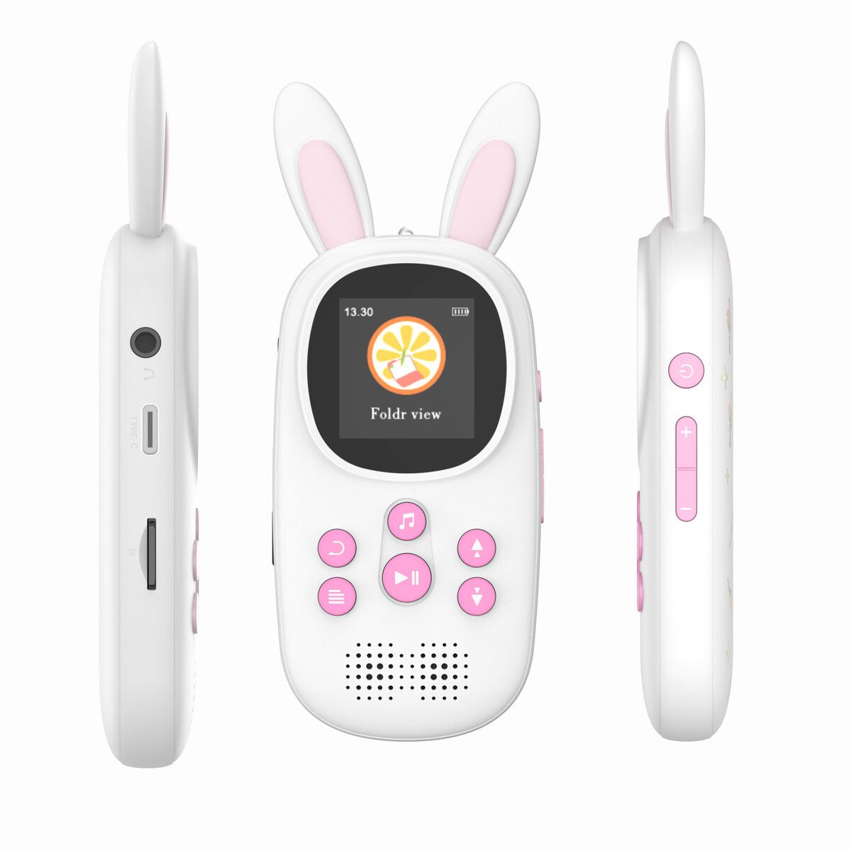 64GB Music MP3 Player for Kids, Cute Bunny Kids Music MP3 Player with ...