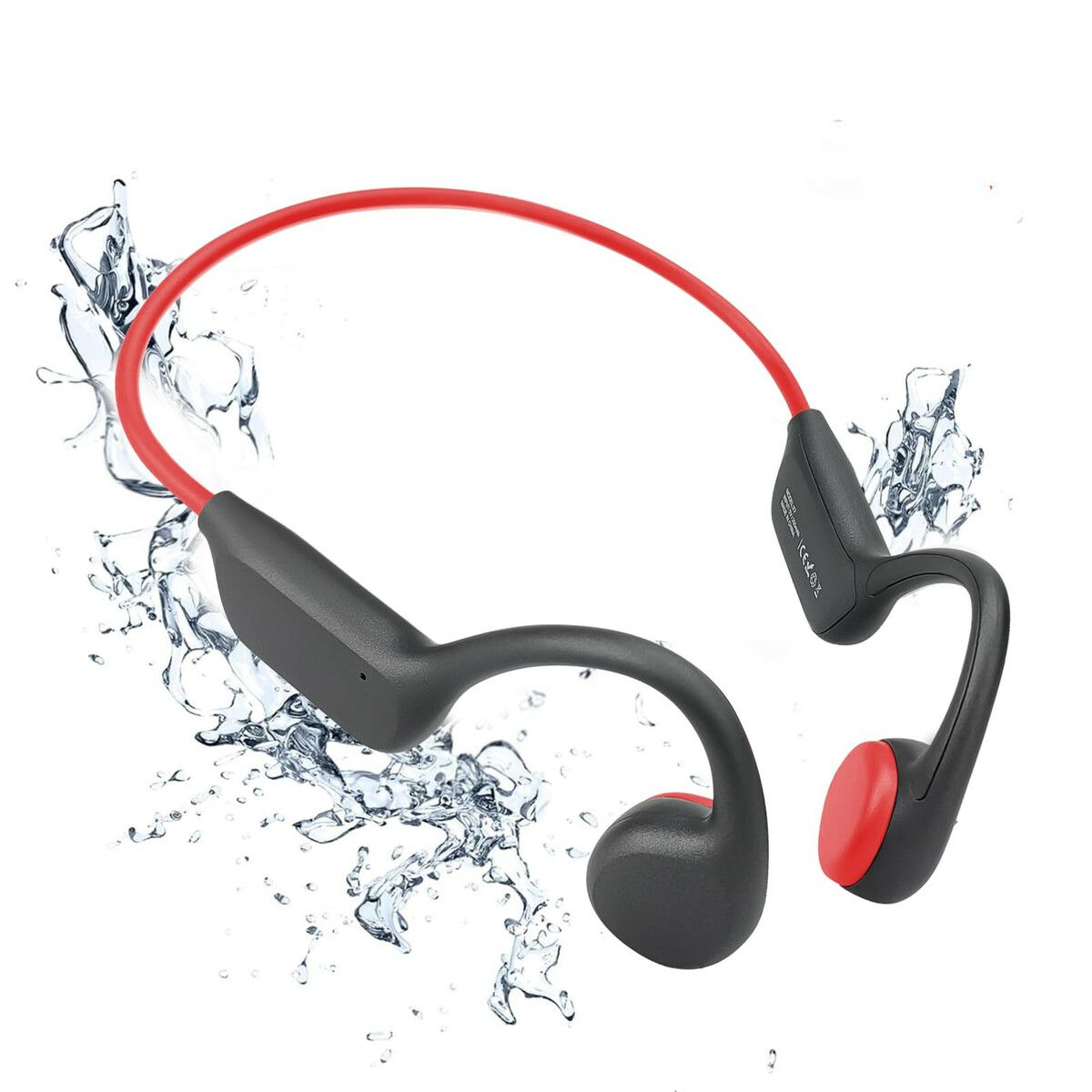 Swimming Headphones Waterproof Underwater Bone Conduction Headphones ...