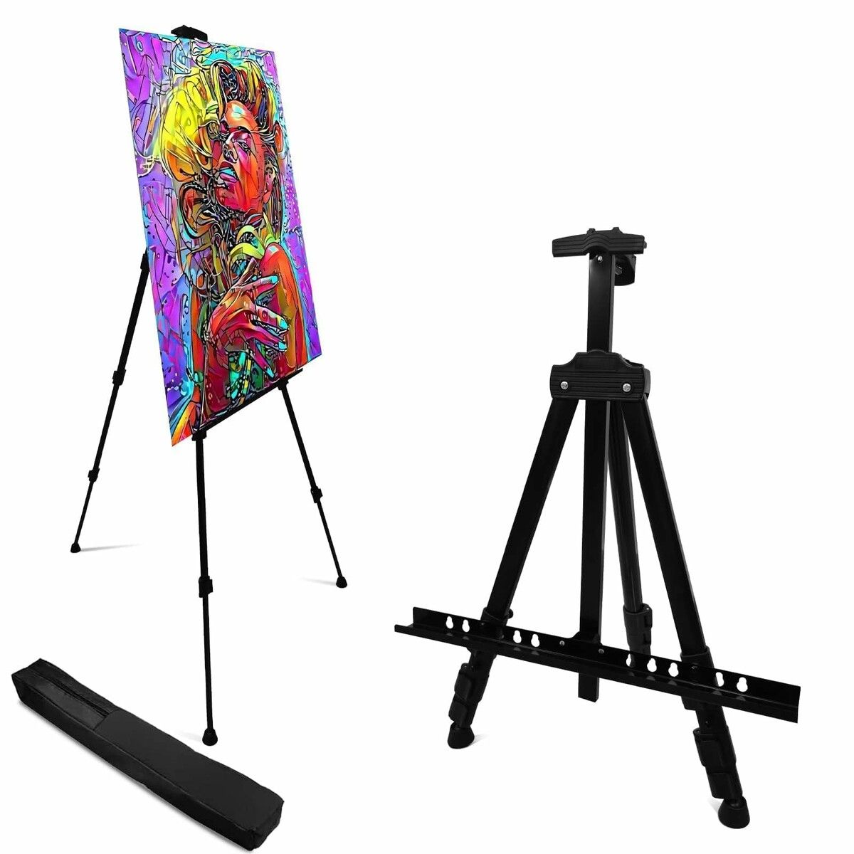 Art Painting Artist Easel Stand,Metal Tripod Adjustable Art Easel for ...