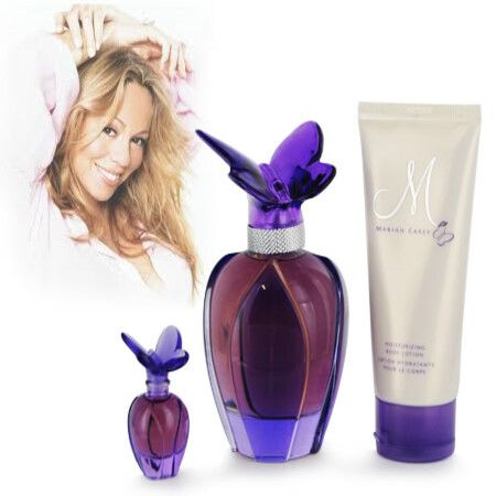 M by Mariah Carey 3 Piece Gift Set 100ml EDP SP Perfume Fragrance Spray ...