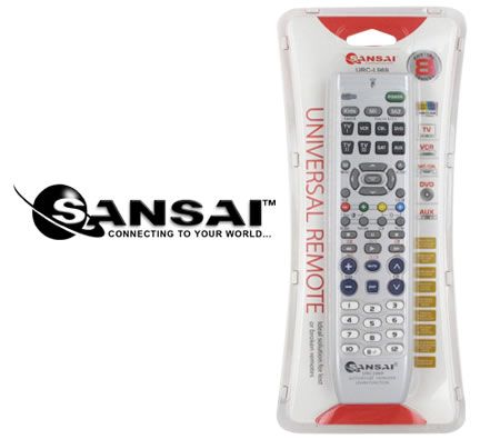 Sansai 8 in 1 Universal Remote Control URC-969E