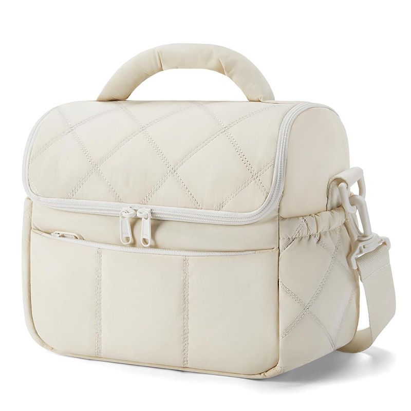 Insulated Lunch Bags for Women, Cute Quilted Lunch Box, Lightweight ...