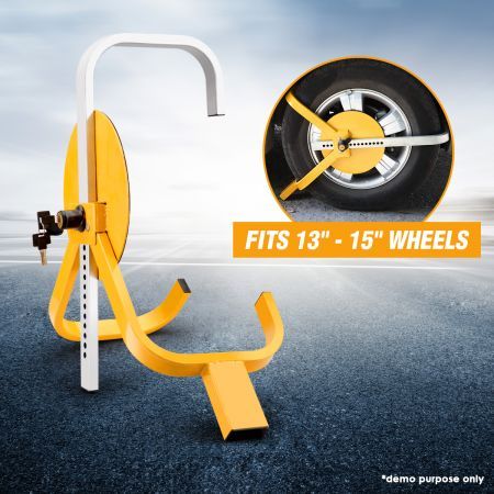 Car Vehicle Wheel Clamp / Wheel Lock with Protective Disc/ For 13-15 ...