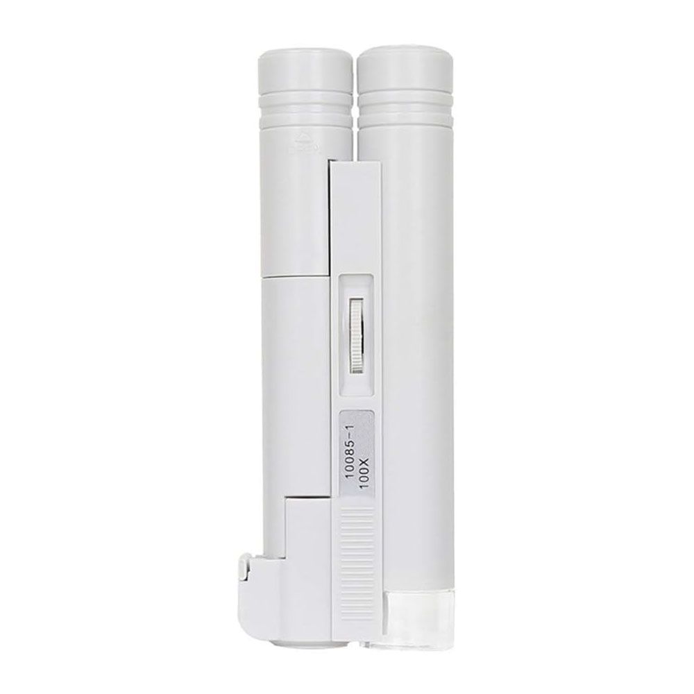 Small Magnifying Glass, 100X Pocket Microscope Portable Jewelers Loupe ...