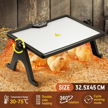 Chick Brooder Heating Plate Chicken Coop Heater Chook Brooding Warmer ...