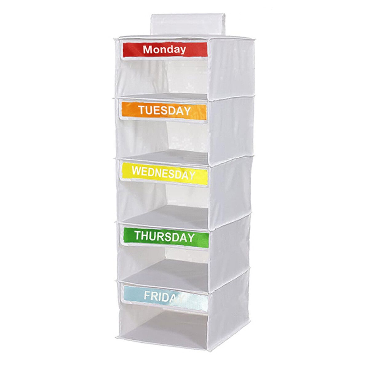 Weekly Clothes Organizer For Daily Clothes Monday To Friday Clothes ...