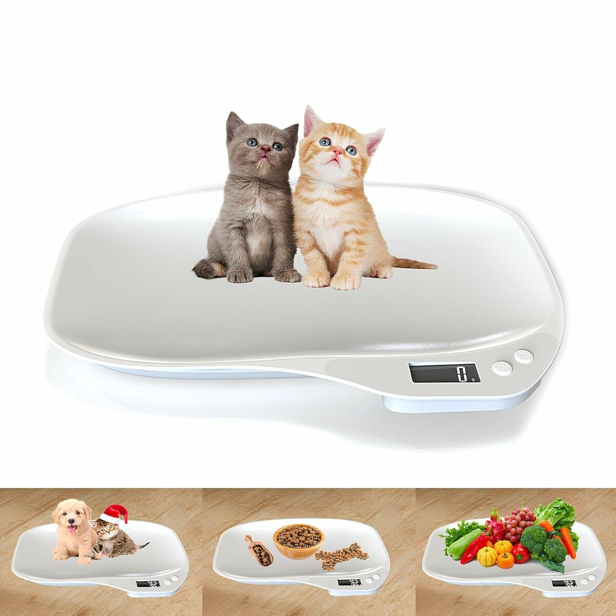 Small Animal Digital Scale, Pet Scale with LCD Display, Puppy Scale ...