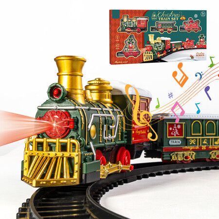 Train Set Train Toys with Lights and Sound, Train Set Under Christmas ...