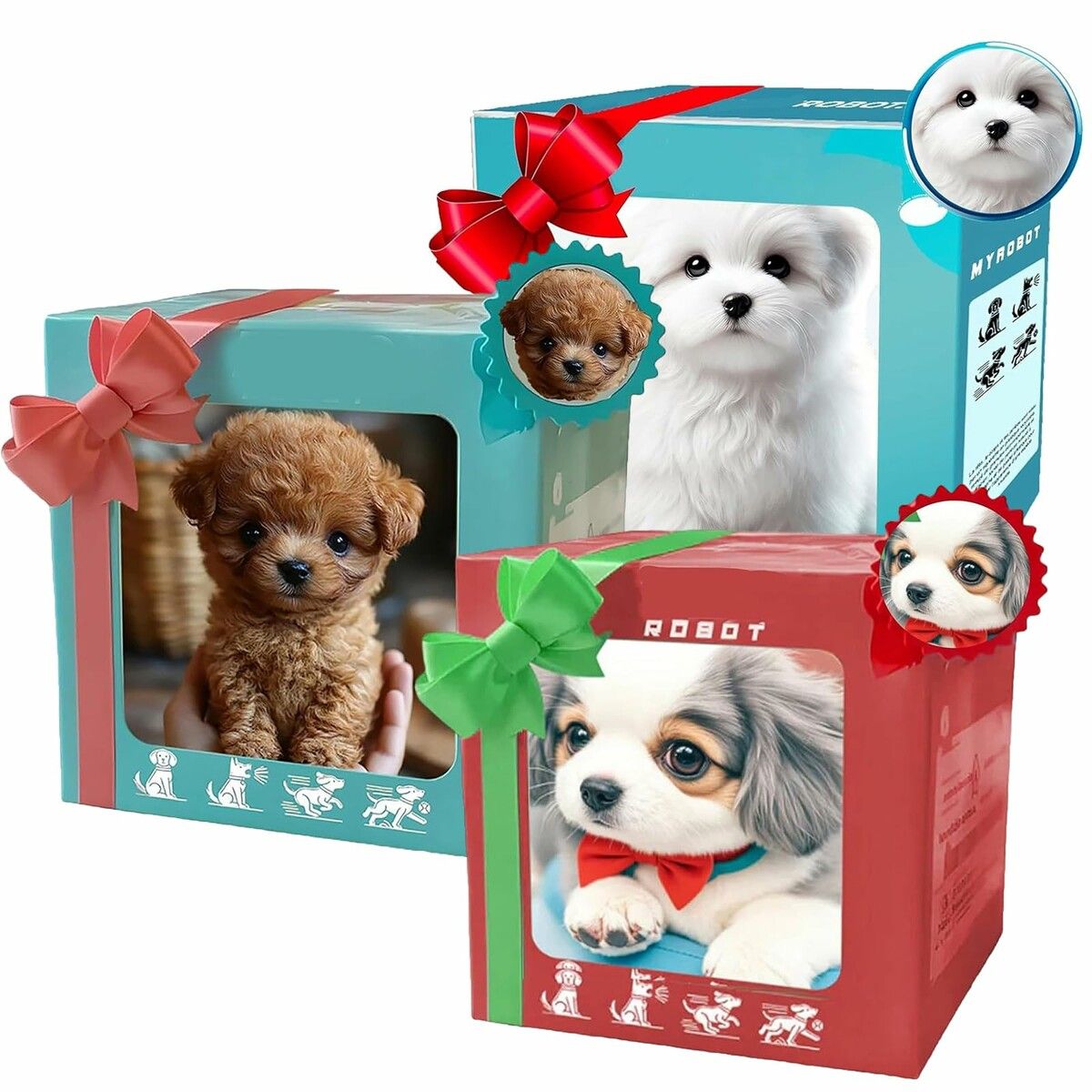 AI Robot Dog,Nicco-My Realistic Robot Puppy,Robot Puppy That Acts Like ...