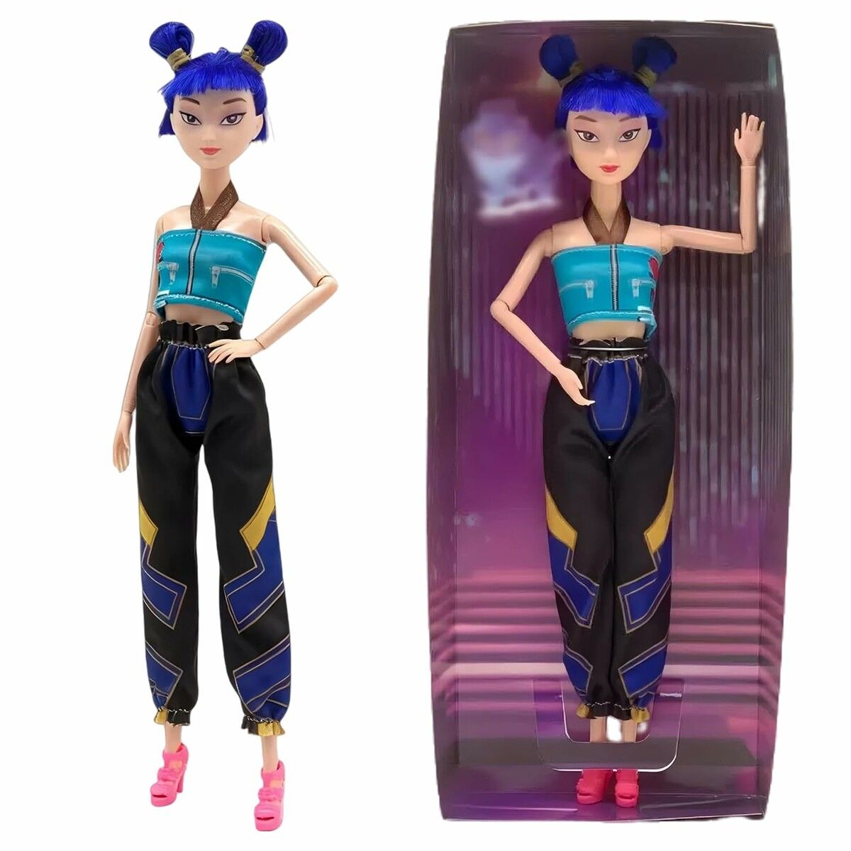 Kpop Demon Doll Set with Trendy Outfits,32cm Doll New Christmas ...