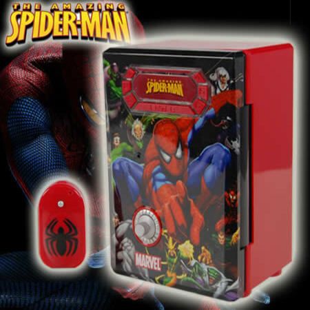 The Amazing Spiderman Security Safe with Remote Control Toy Set