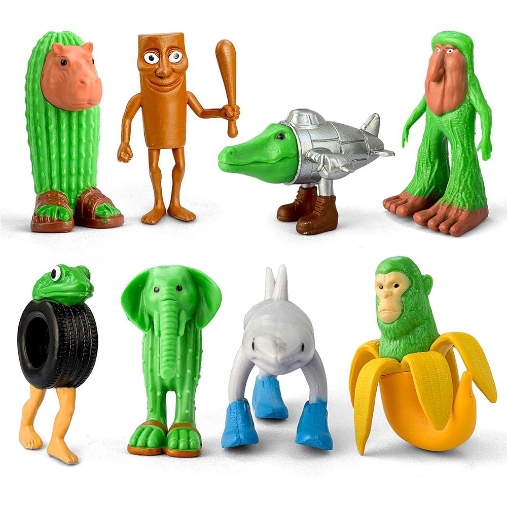 8PCS Italian Brainrot Toys, Italian Brainrot Character Models Figures ...