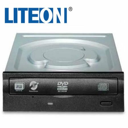 LiteOn iHAS124 24X Internal DVD Writer Drive - Black