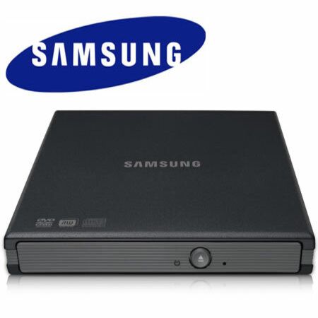 Samsung 8X Tray Load External Slim DVD-Writer PC DVD Drive - Black