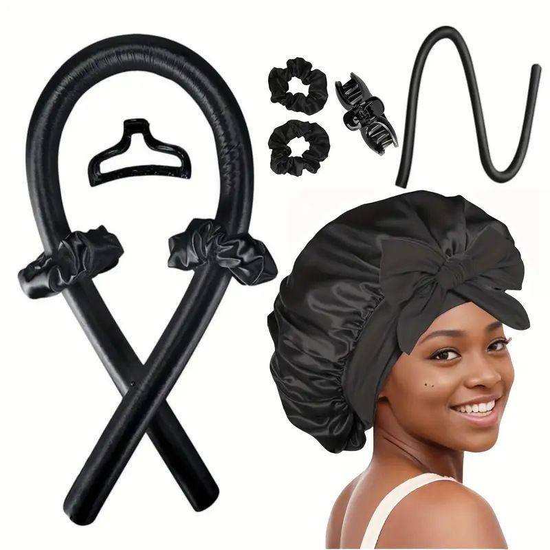 Heatless Hair Curler,Blowout Heatless Curls Overnight No Heat Curling ...
