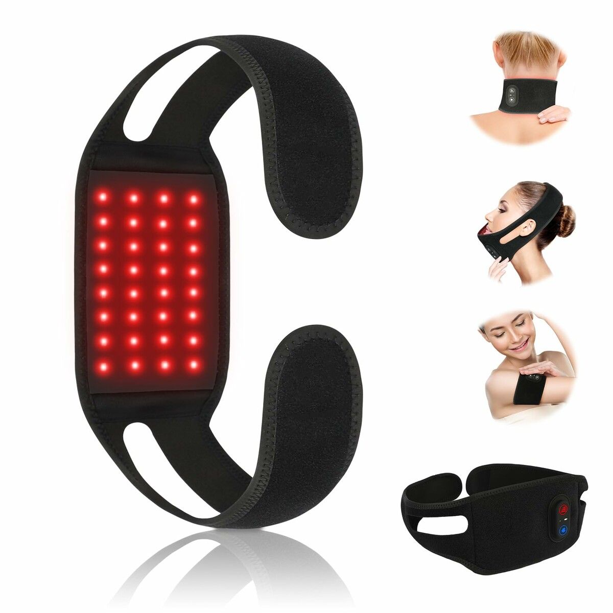Infrared Red Light Belt for Neck 50NM 660NM Red Light Wearable Infrared ...