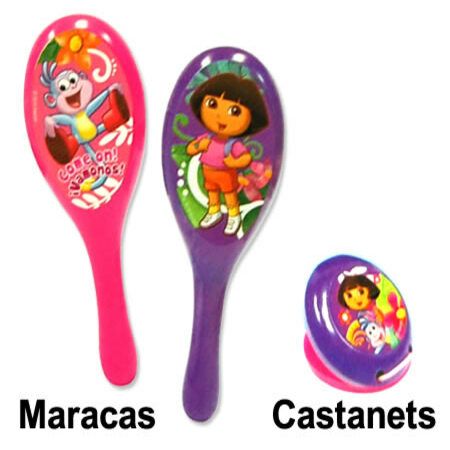 Dora The Explorer 6 Instrument My Musical Band Set Kids Toy Music ...