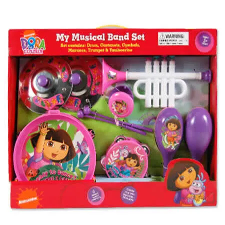 Dora The Explorer 6 Instrument My Musical Band Set Kids Toy Music ...