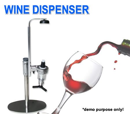 Single Arm Bar Wine Spirit Dispenser Stand