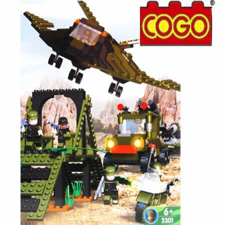 COGO Army Action Kids Building Blocks Toy Playset - 570 Pieces