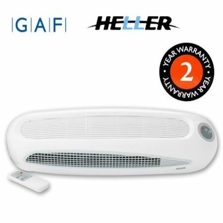 Heller 2000W Ceramic Electric Wall Heater with Remote Control & Timer