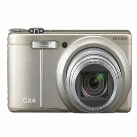 Ricoh CX4 Compact Digital Camera with 10.7x Optical Zoom SILVER - RICOH ...