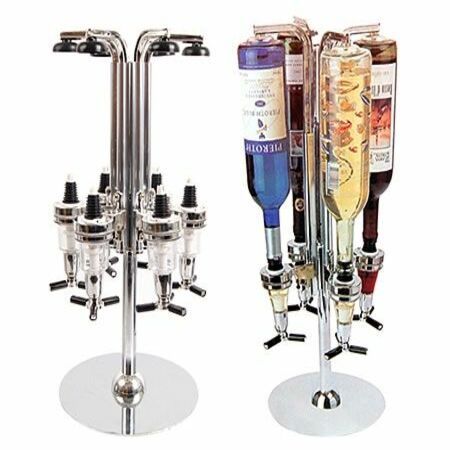 1.5oz 6 Liquor Shot Dispenser Rotating Bar Butler - TV-BarButler