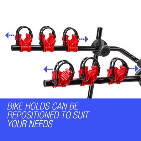 Bullet Car Bike Rack - x3 Rear Bicycle Mount | Crazy Sales