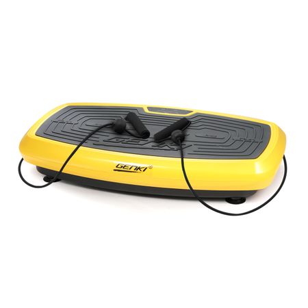 Genki 4th DIY Ultra Slim Vibration Machine Platform Yellow | Crazy Sales