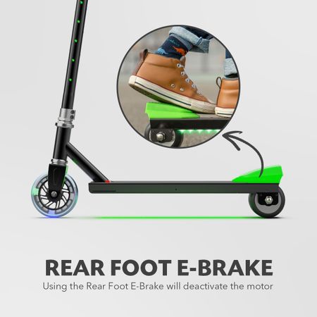 New Electric Kids Scooter Kick Start with LED Lights Adjustable ...