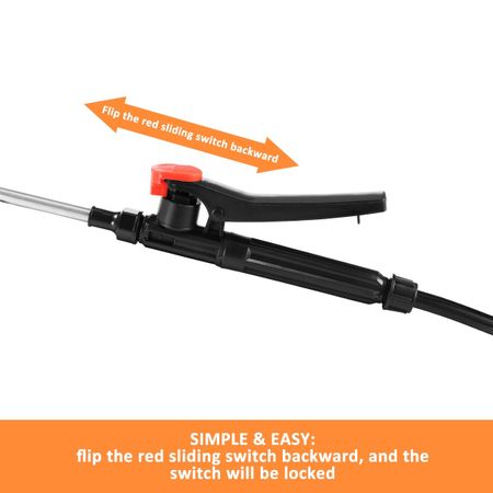 16L Wheel Backpack Pump Sprayer for Garden Lawn Weed Pest Control ...