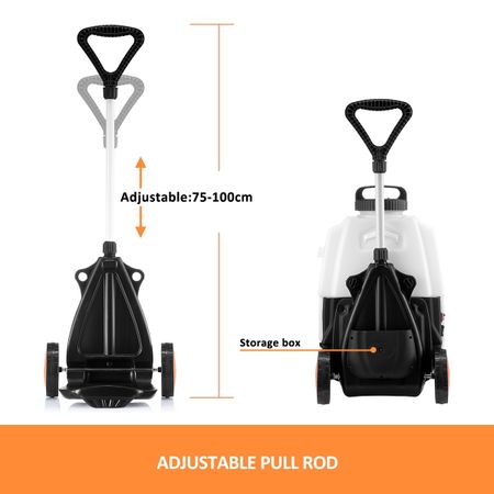 16L Wheel Backpack Pump Sprayer for Garden Lawn Weed Pest Control ...