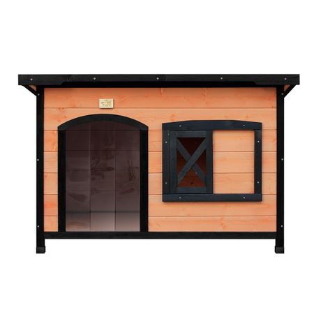 Petscene XL Square Dog House Kennel w/ Lift-up Roof 3 Doors | Crazy Sales