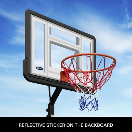 Genki Adjustable 2.1-2.6m Portable Basketball Hoop Stand System ...