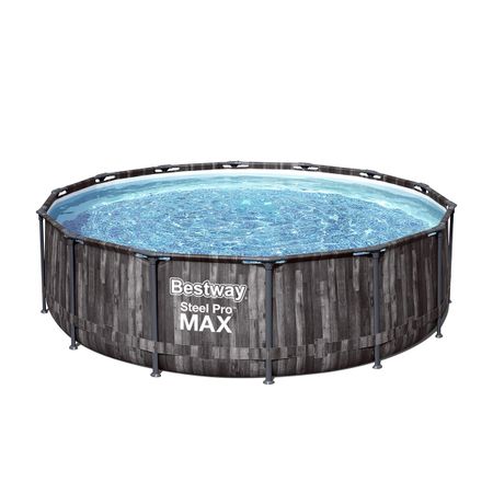 Bestway 4.27mx1.07m Steel Pro Max Above Ground Pool Kit with Filter Pump & Cover | Crazy Sales