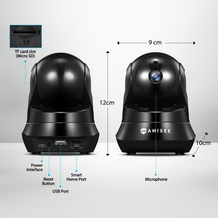 Anisee CCTV Security Camera IP Wireless Camera System Outdoor Home Full ...