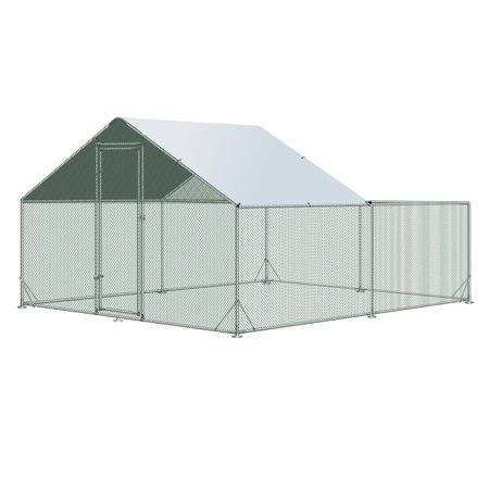 Chicken Run Coop Walk In Rabbit Hutch Bird Cage Hen Chook Pen House Dog ...